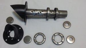 Speedway 3.5" Lakester Baffles Lake Header Mufflers Silencers With Turn ...