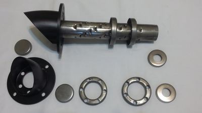 Speedway 3.5" Lakester Baffles Lake Header Mufflers Silencers With Turn ...