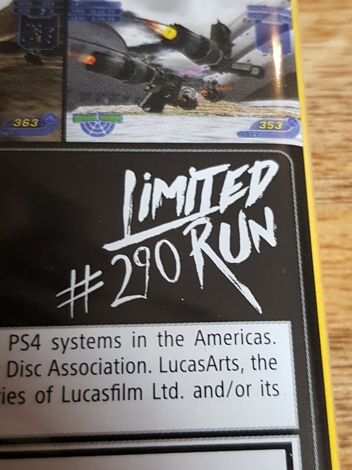 Star Wars Racer Revenge PS4 Limited Run Games #290 new and sealed | eBay UK