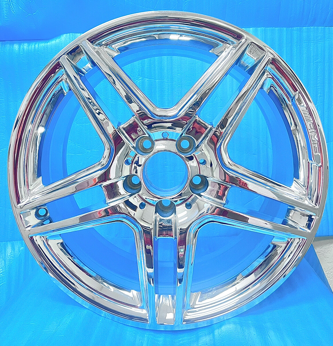 85146 2124013602 MERCEDES BENZ AMG OEM RIM E300 E350 E400 E550 CHROME ...