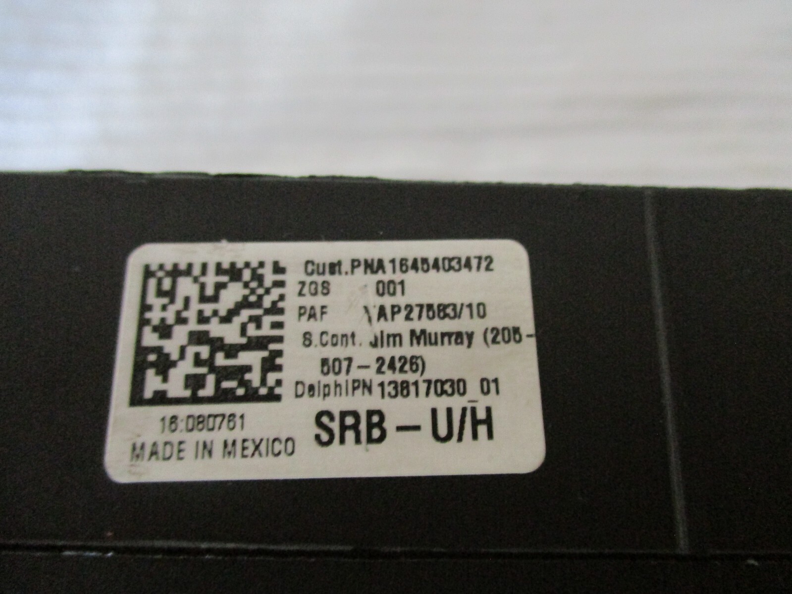 MERCEDES BENZ GL X164 Quipment Compartment Relay A1645403472 OEM for ...