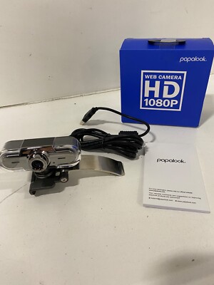 PAPALOOK (PA452) 1080P HD Web Camera W/ Colorful LED Lights & Mic | eBay