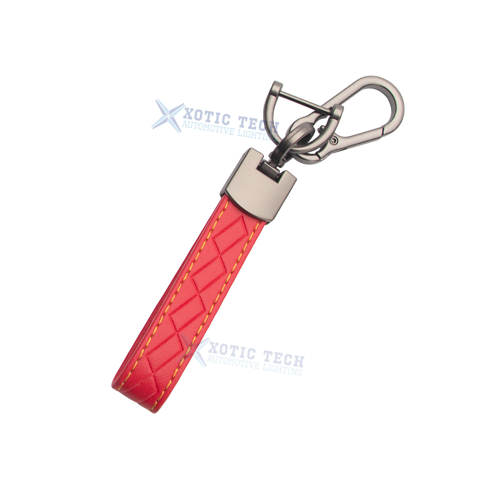 5 Color Luxury Leather Key Chain Loop Strap Holder Ring Hanger For Men ...