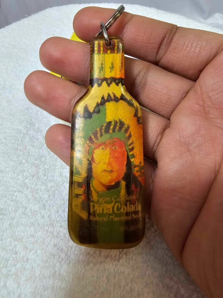 Vtg Silvertone Letter N" Aloha State Hawaii Flower Clear Stones Enamel ...