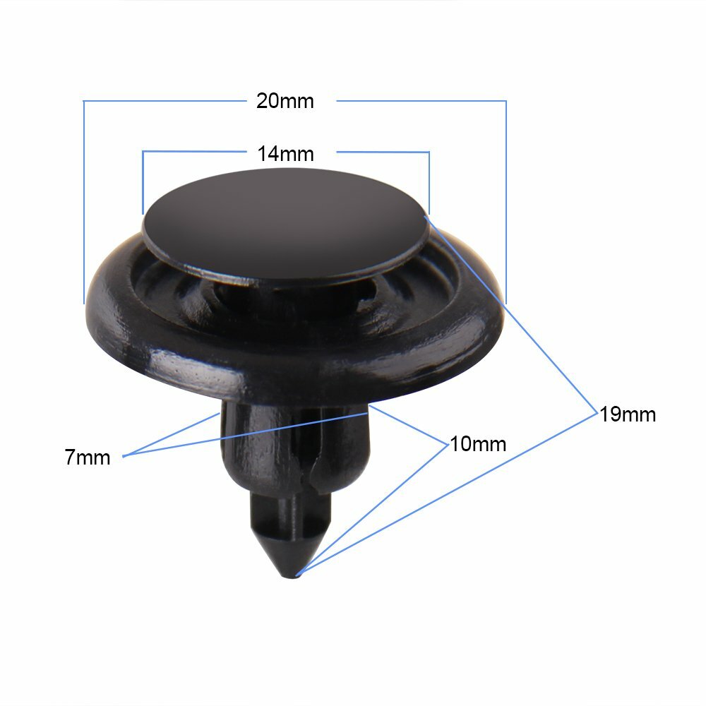 146 pcs Fender Door Hood Bumper Trim Clip Car Push Retainer Pin for ...