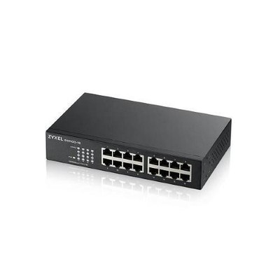 ZYXEL SWITCH UNMANAGED 16 PORTE GIGABIT, DESIGN SENZA VENTOLE, DESKTOP ...