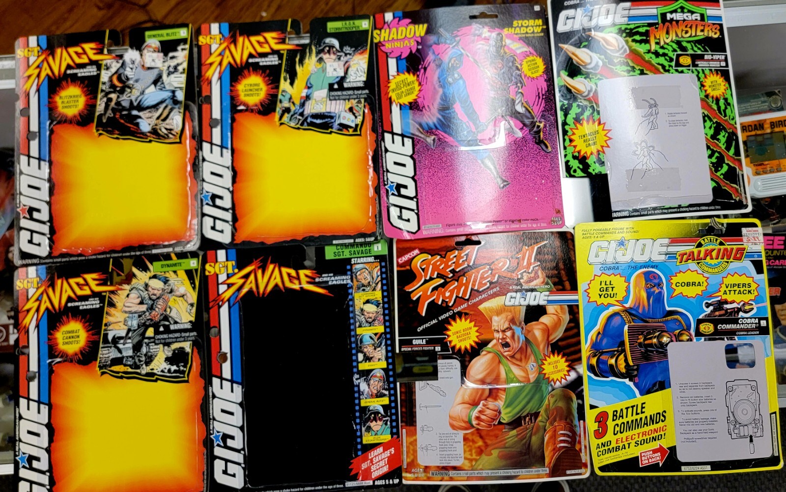 G.I. Joe Sgt. SAVAGE Shadow Ninjas Mega Monsters card lot of 8 | eBay