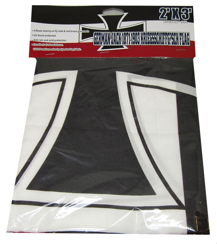 German Jack 1871-1903 Kriegsschiffgösch 100D Woven Poly Nylon 2x3 2'x3 ...