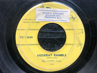 The Matys Brothers MUSKRAT RAMBLE 1955 20th Century 45 rpm single G+ ...