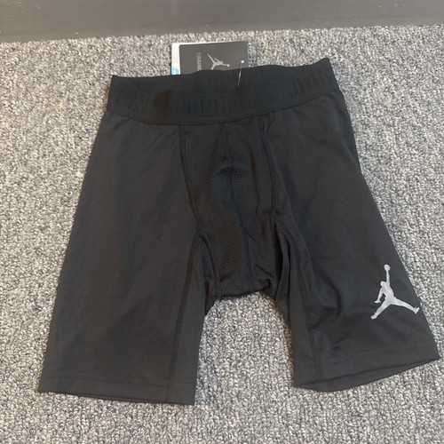Nike Jordan Small Compression Shorts Black Training Flight Jumpman Dri ...