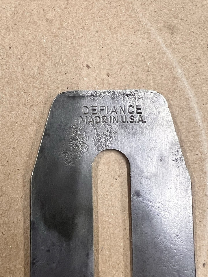 Vtg antique Stanley Defiance no.4 5 wood smooth jack plane iron blade 2 ...