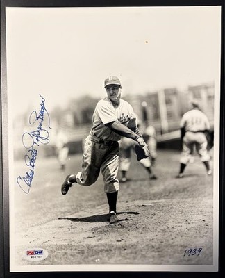 Cletus Boots Poffenberger Signed Auto 8x10 Photo PSA/DNA Certified ...