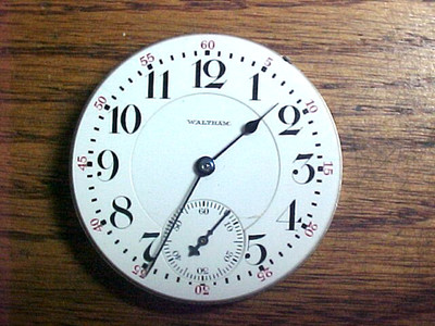 Waltham 16S 21J 645 Gold Star Regulator Open Face Lever Set Nickel ...