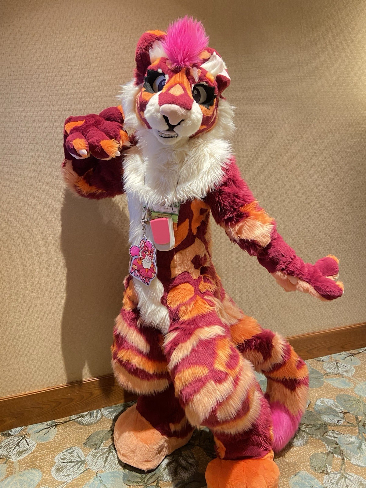 Pre-Owned Full Fursuit Tiger Fursuit. Full Digitgrade… - Gem