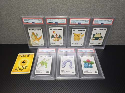 1998 KFC Complete Pokemon Card Game Set All PSA 10's | eBay