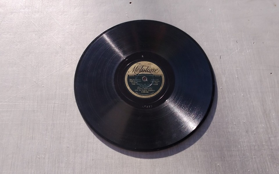 Patsy Montana 78rpm Single 10-inch Melotone Records #6-06-58 The Wheel ...