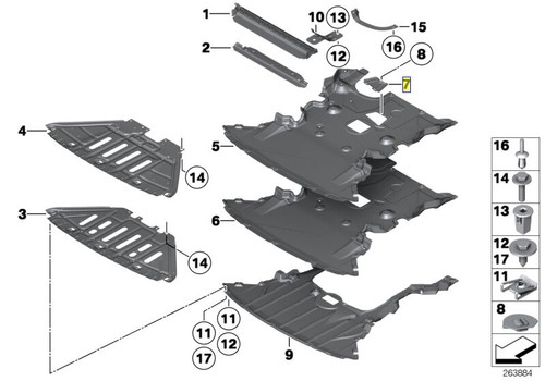 BMW Oil Sump Pan Drain Plug Access Cover Flap 7140983 51757140983 ...