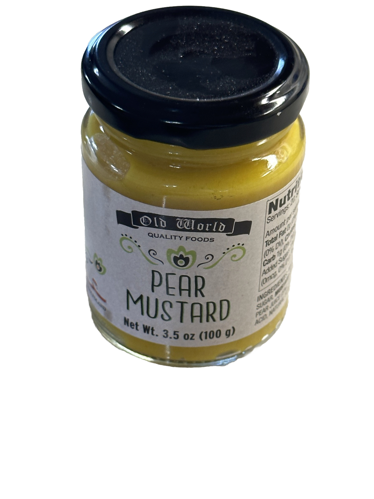 Old World-Pear Mustard 3.5oz/100gm. Product From Poland-Brand New-SHIPS ...