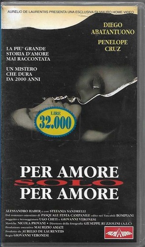 PER AMORE SOLO PER AMORE - VHS (NUOVA SIGILLATA) | eBay