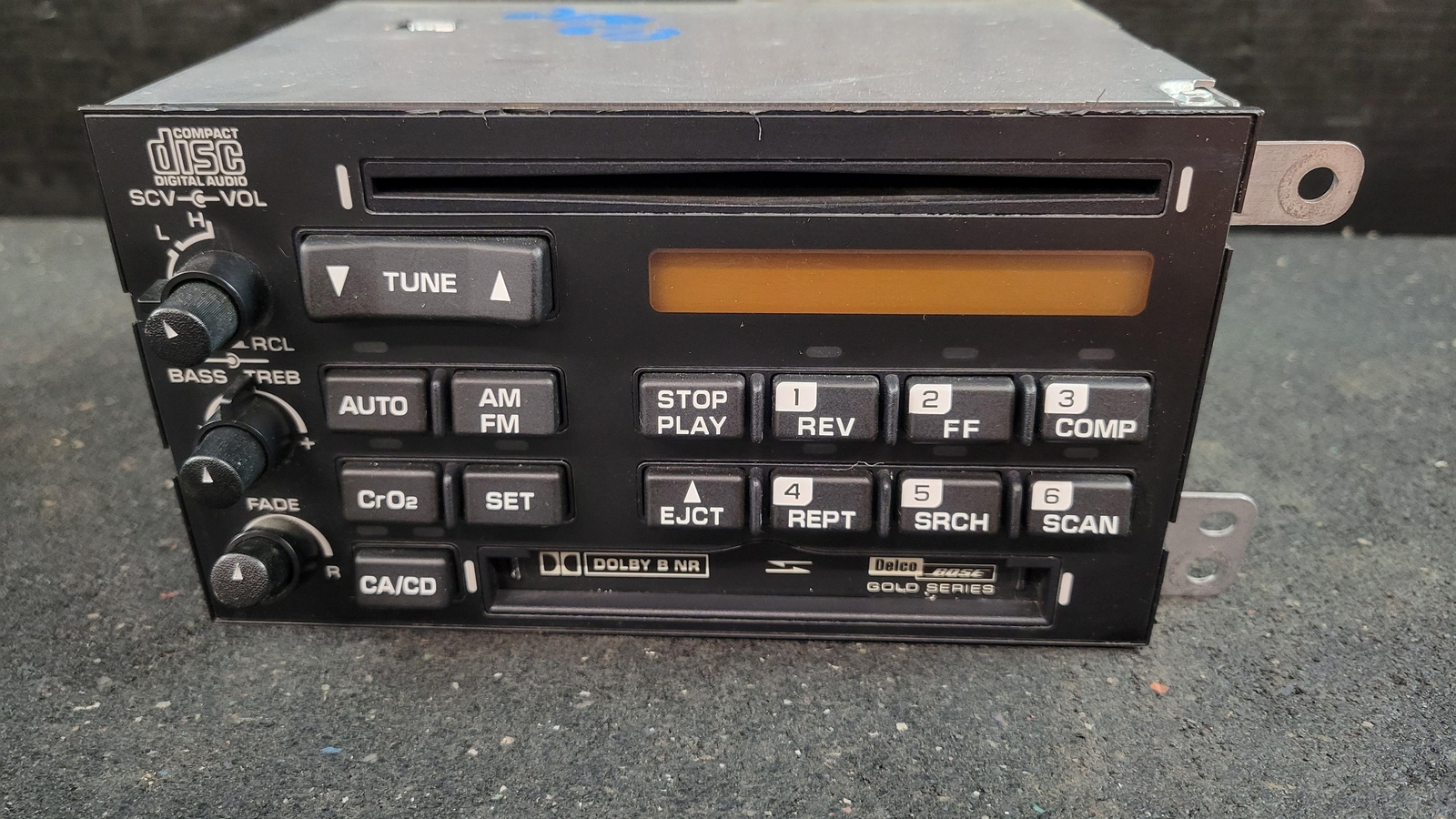 1994 Chevy Corvette Bose AM FM CD Cassette Stereo Radio Player ID ...