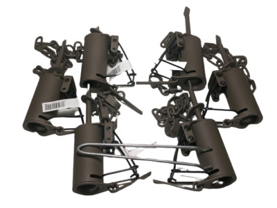 6 Duke DP Dog Proof W/SETTER Coon Foothold Traps Trapping Supply ...