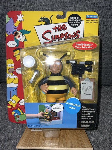 Playmates Toys Simpsons Series 5 Bumblebee Man Action Figure 2000 ...