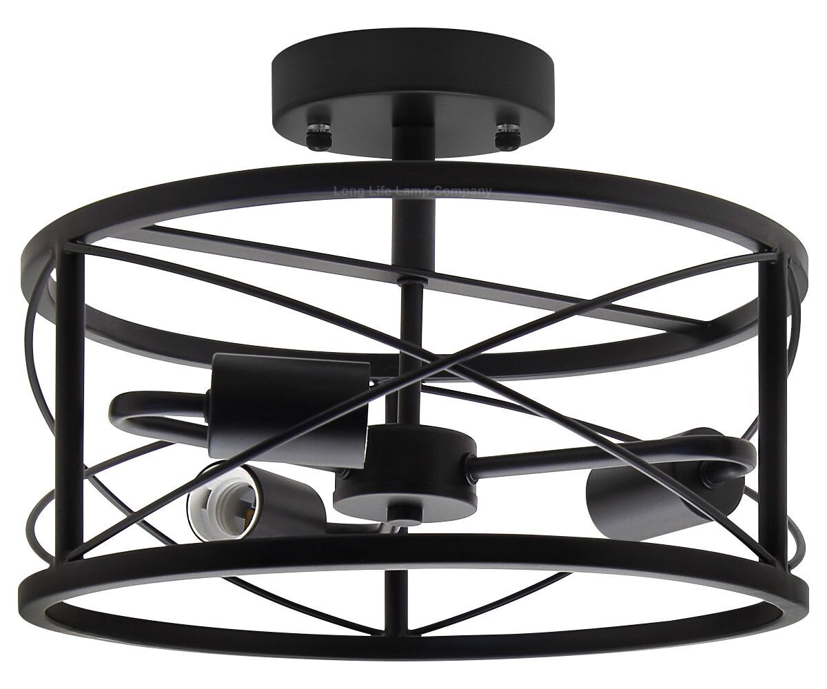 Drum Semi Flush Ceiling Lights