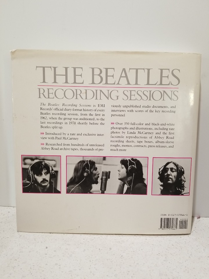 Signed The Beatles Recording Sessions: The Official Abbey Road Studio ...