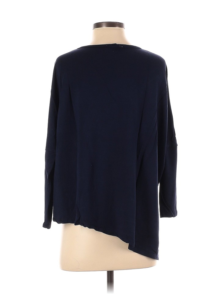 Zara W&B Collection Women Blue Long Sleeve Top S | eBay