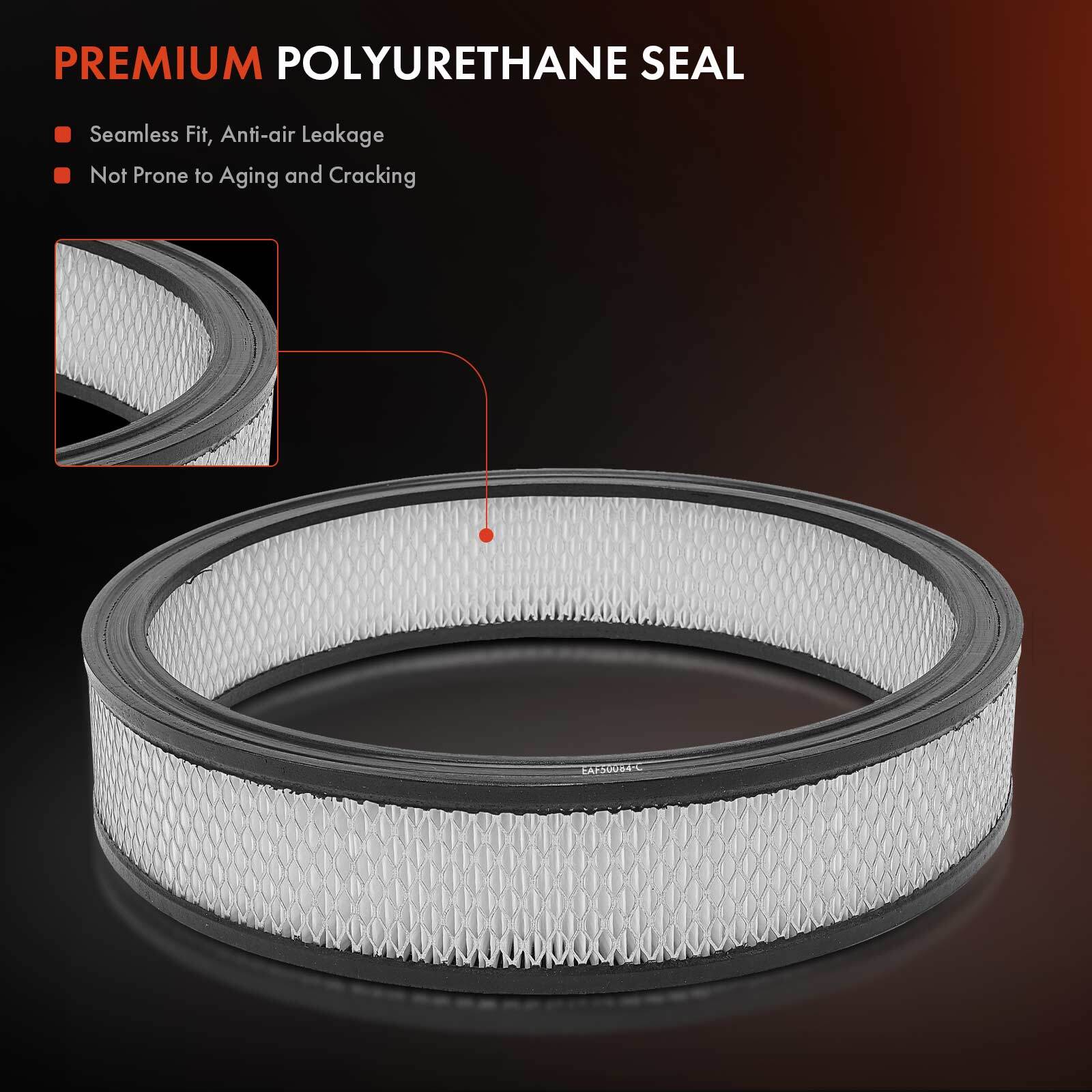 2Pcs Engine Air Filter for Dodge W100 Pickup 70-74 Chrysler 300 68-71 ...