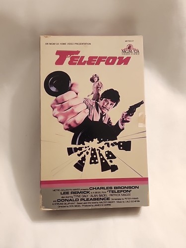 TELEFON Ex Rental mgm Big Box Pre Cert VHS Charles Bronson 1984 | eBay