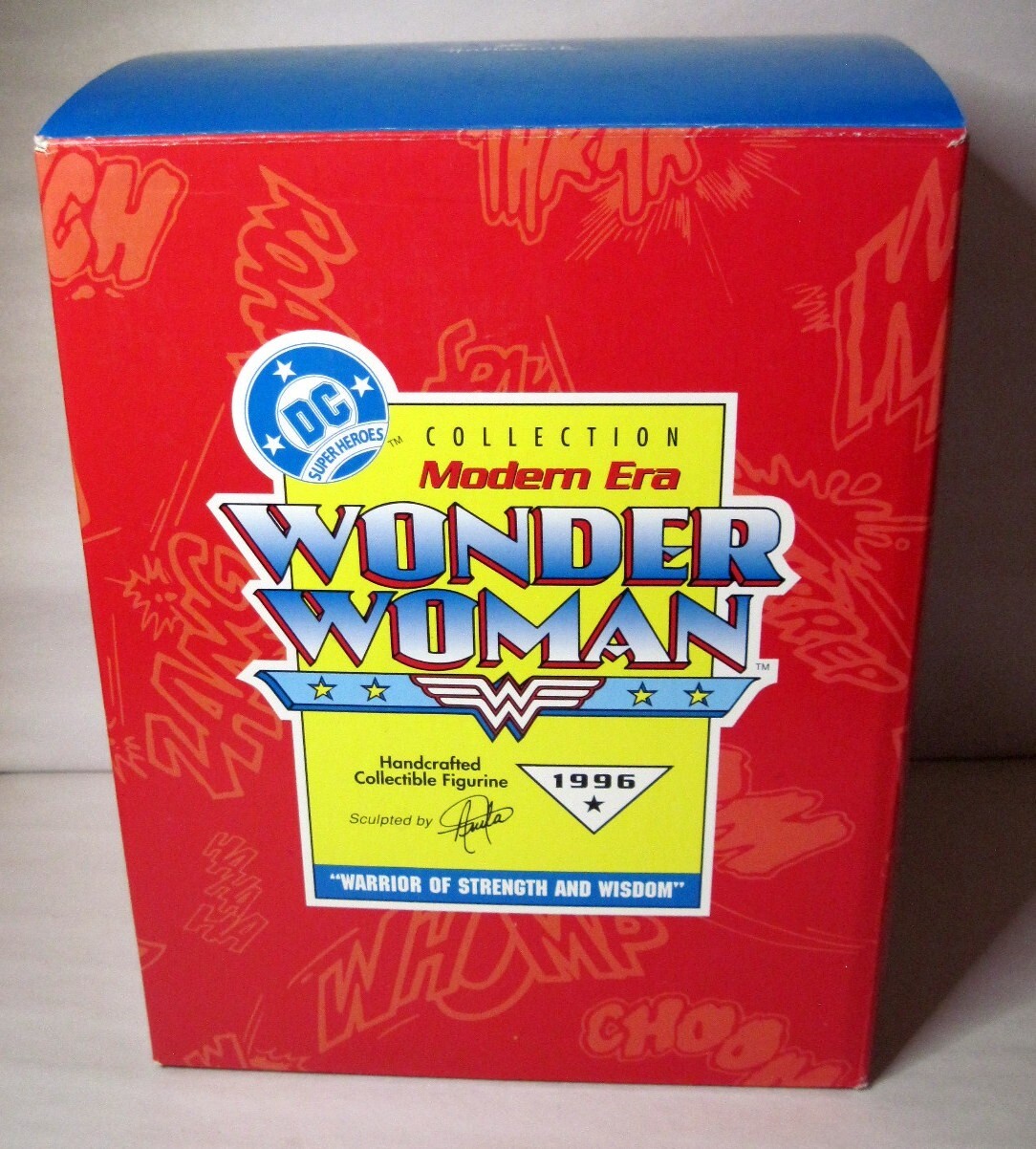 Hallmark 1996 DC Wonder Woman WARRIOR OF STRENGTH & WISDOM Figurine w ...