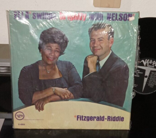 ELLA FITGERALD NELSON RIDDLE Ella Swings Brightly LP VERVE MONO IN ...