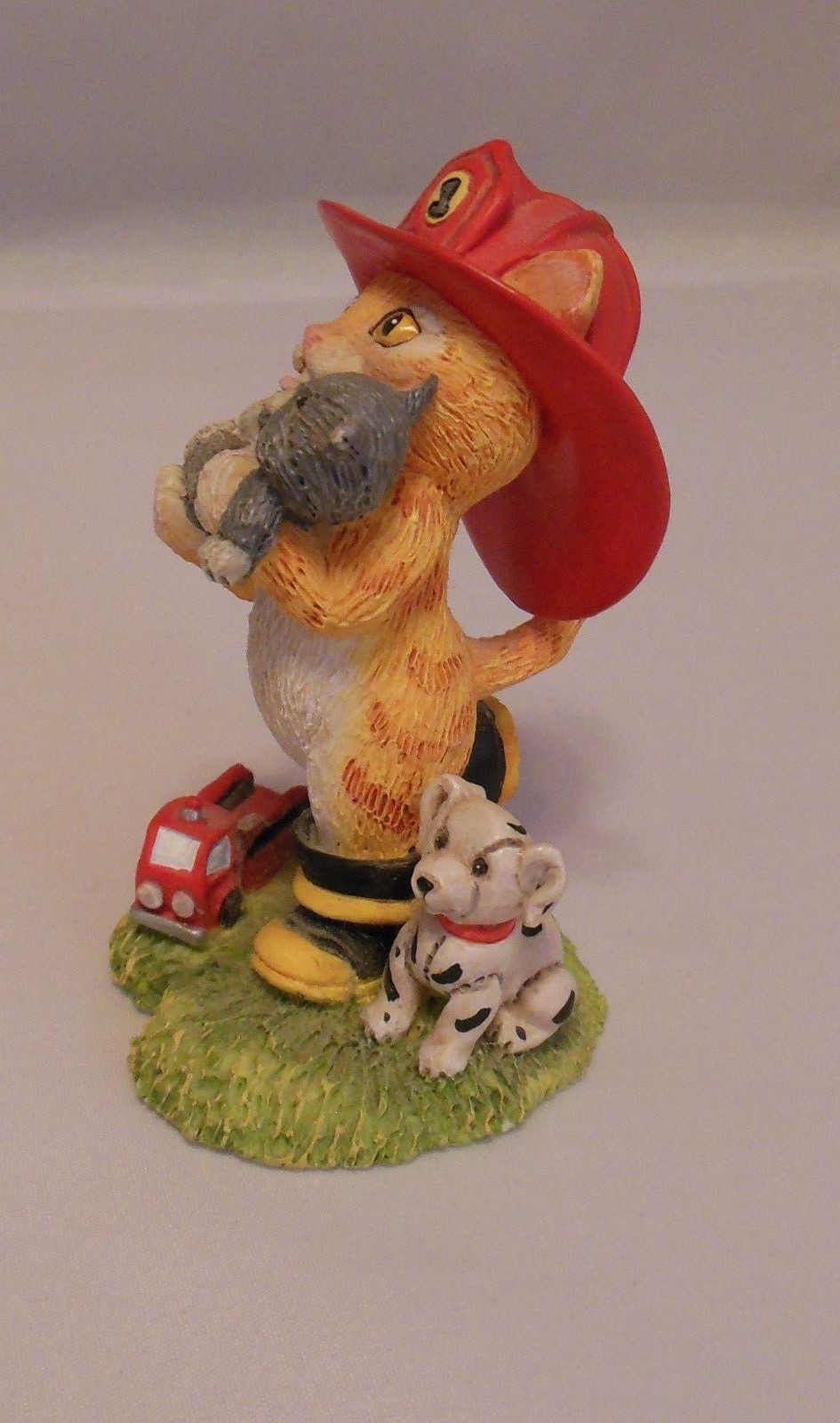 KITTY TO THE RESCUE COPY CATS HAMILTON COLLECTION CAT FIREMAN 1998 | eBay