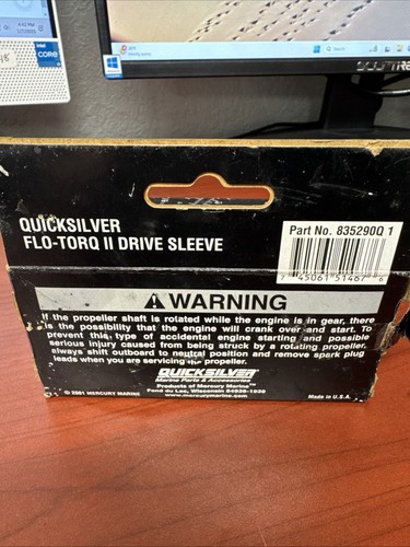 OEM Genuine Quicksilver 835290Q1 Flo-Torq II Delrin Drive Sleeve NEW | eBay