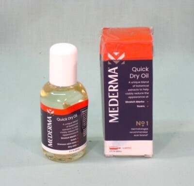 Mederma Quick Dry Oil, 2 fl. oz. Helps fade scars and stretch marks ...