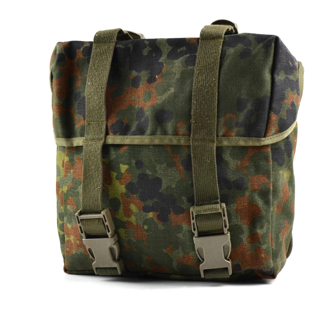 New German Army Flecktarn Camo Combat Bag | Grelly USA