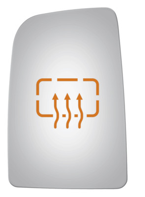 New Upper Flat Left Mirror Glass For 07-09 Dodge Sprinter W/O Backing ...