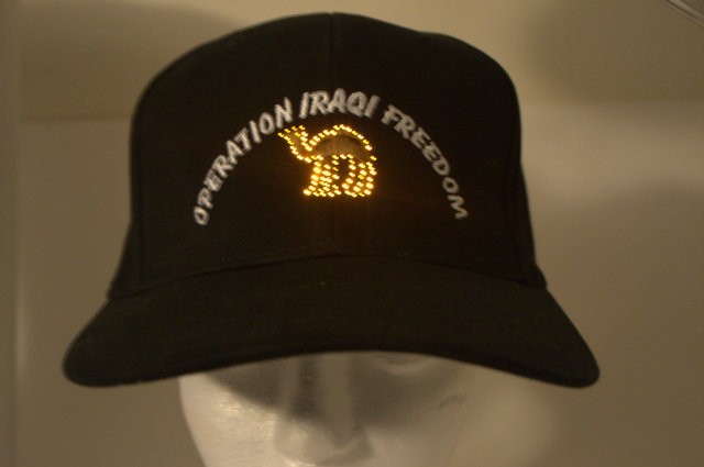 Operation Iraqi Freedom OIF Hat,Cap,New,Fiber Optic,LED,Adjustable,BLK ...