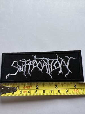 SUFFOCATION LOGO SHAPED EMBROIDERED PATCH | eBay