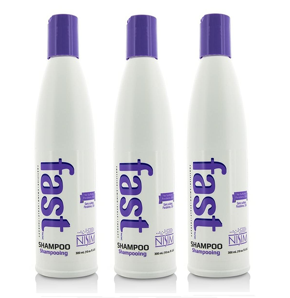 3 PACK Nisim Fast Fortified Amino Scalp Therapy Shampoo 300ml / 10oz | eBay