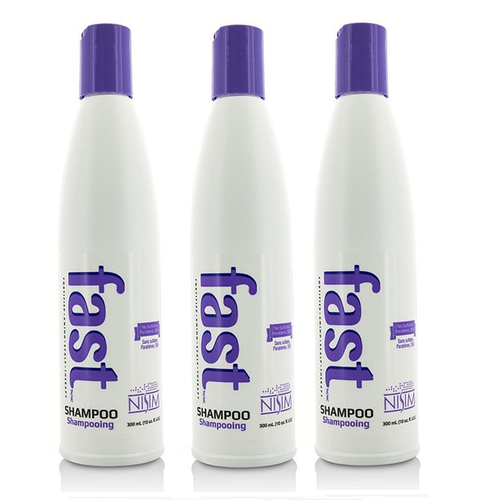 SET OF 3 NISIM FAST Fortified Amino Scalp Therapy Shampoo 300ml / 10oz ...