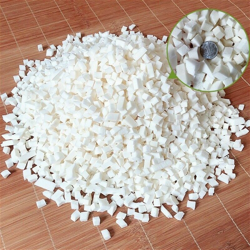 500g Natural Latex Fill Square Loose Stuffing for Pillows/Cushions Bean ...