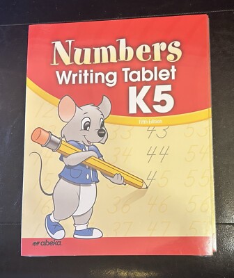 [NEW] Abeka Numbers Writing Tablet K5 | eBay