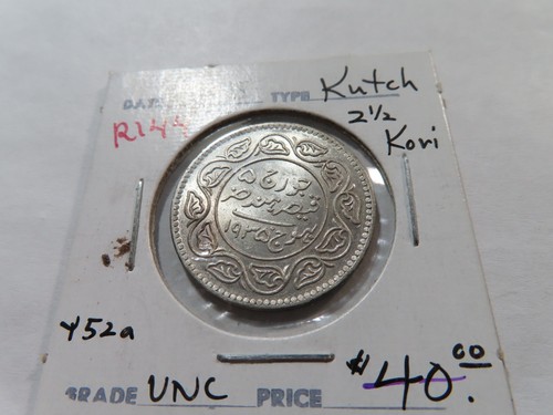 R144 India Kutch 1935 Silver 2 1/2 Kori UNC | eBay