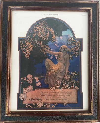 Fantasy Maiden - Djer-Kiss Advertisement - Framed - Maxfield Parrish | eBay