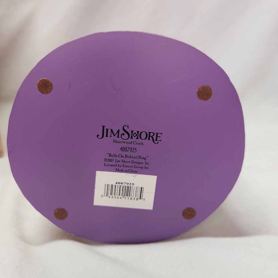 Jim Shore Santa Bells on Bobtail Ring 4007925 Heartwood Creek 2007 With ...