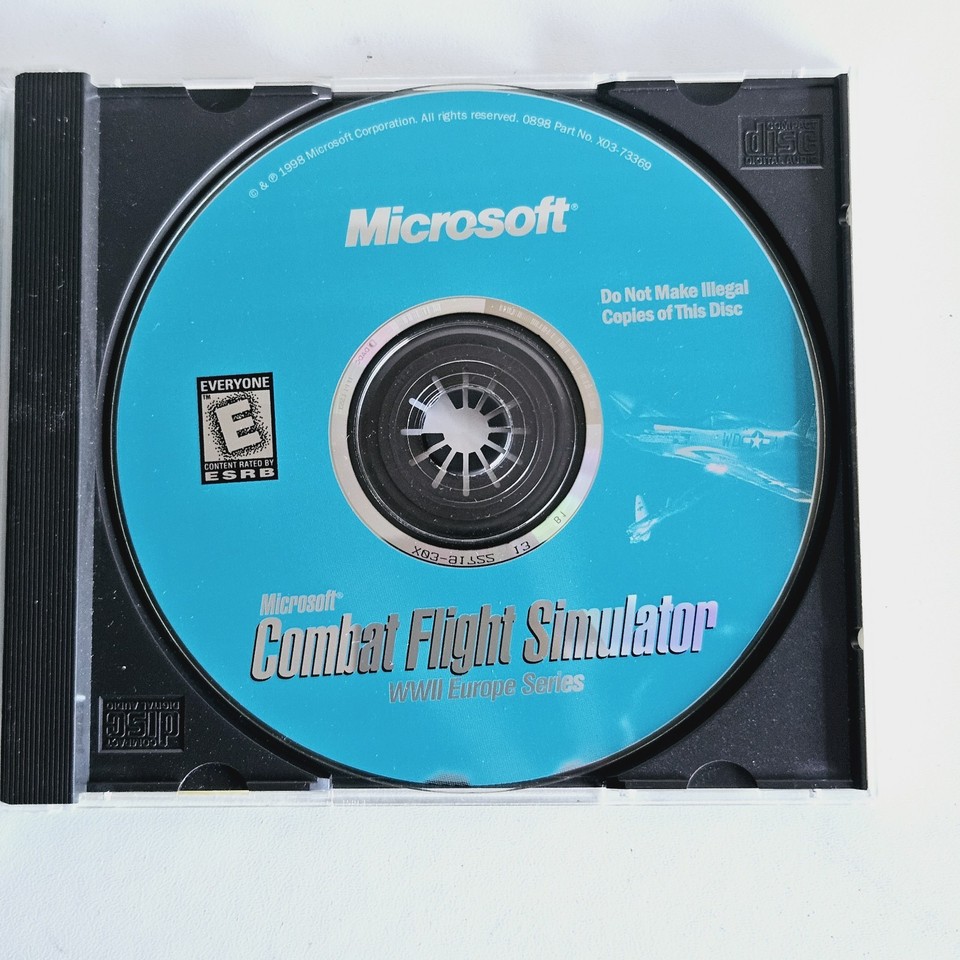 Microsoft Combat Flight Simulator WWII Europe Series PC Game Big Box ...