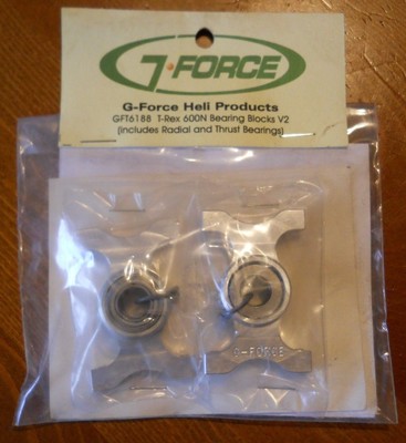 G-Force T-Rex 600 Nitro Bearing Blocks V2 GFT 6188 | eBay