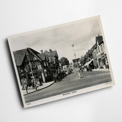 A4 PRINT - Vintage Surrey - Broadway, Cheam (a) | eBay UK